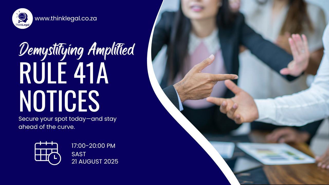 Demystifying Amplified Rule 41A Notices - Recording and Resources ...